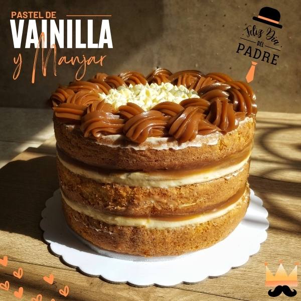 Pastel de Vainilla con Manjar - Felié Pastelería